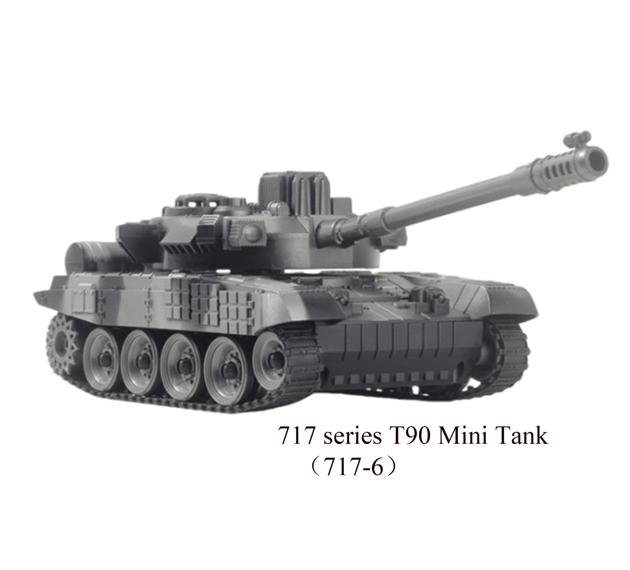 13 Channel Remote Control T90 Tracked Mini Tank 717-6 - Ducky Sourcing